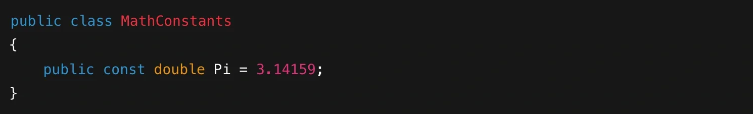 C# Const vs Readonly vs Static – Key Differences Explained — SYNTACTIC SUGAR DADDY